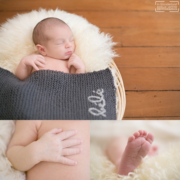 Photos de bébé pour une séance naissance à Paris 75